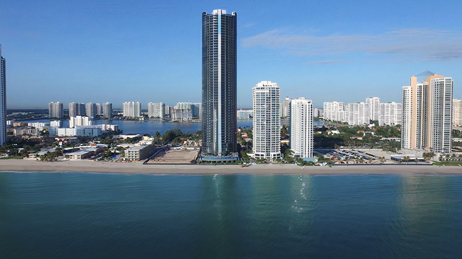 Porsche Design Tower Miami — beachfront condos in Sunny Isles