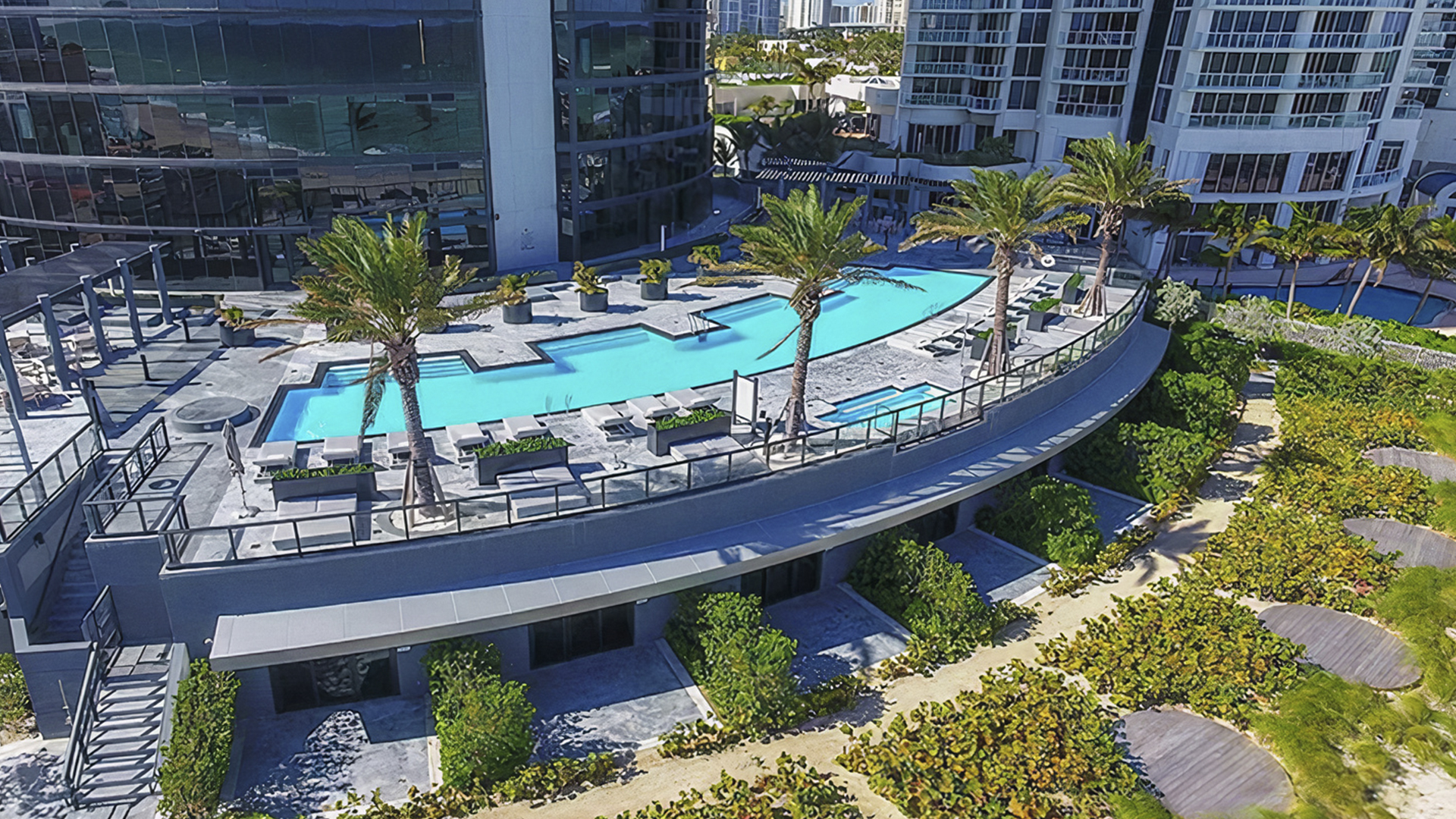 Porsche Design Tower Miami — beachfront condos in Sunny Isles